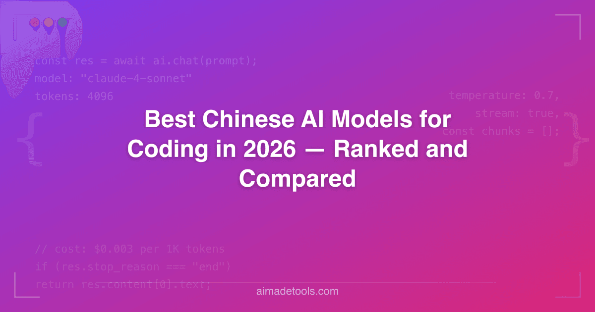 Best Chinese AI Models for Coding in 2026 — Ranked and Compared