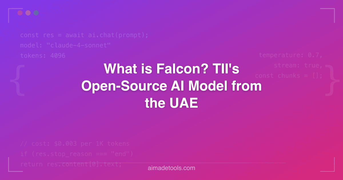 What is Falcon? TII's Open-Source AI Model from the UAE